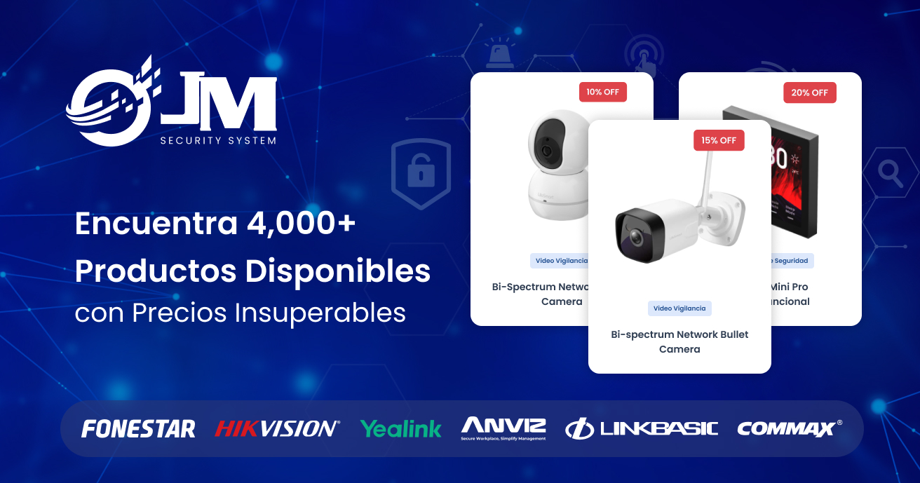 Tienda de Seguridad Electrónica y Tecnología | JM Security
